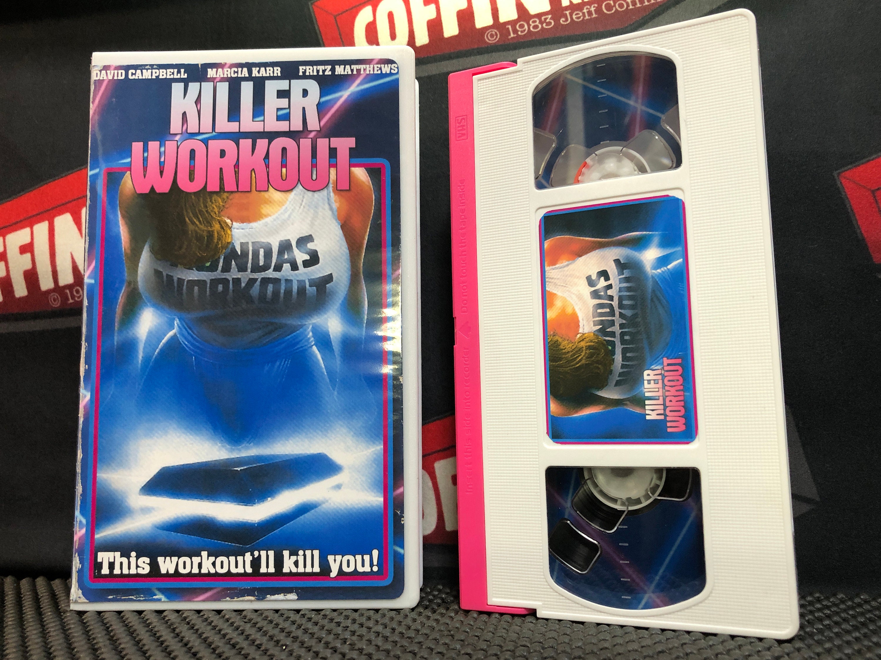 Killer Workout 1987 custom VHS Tape Coffin - Etsy