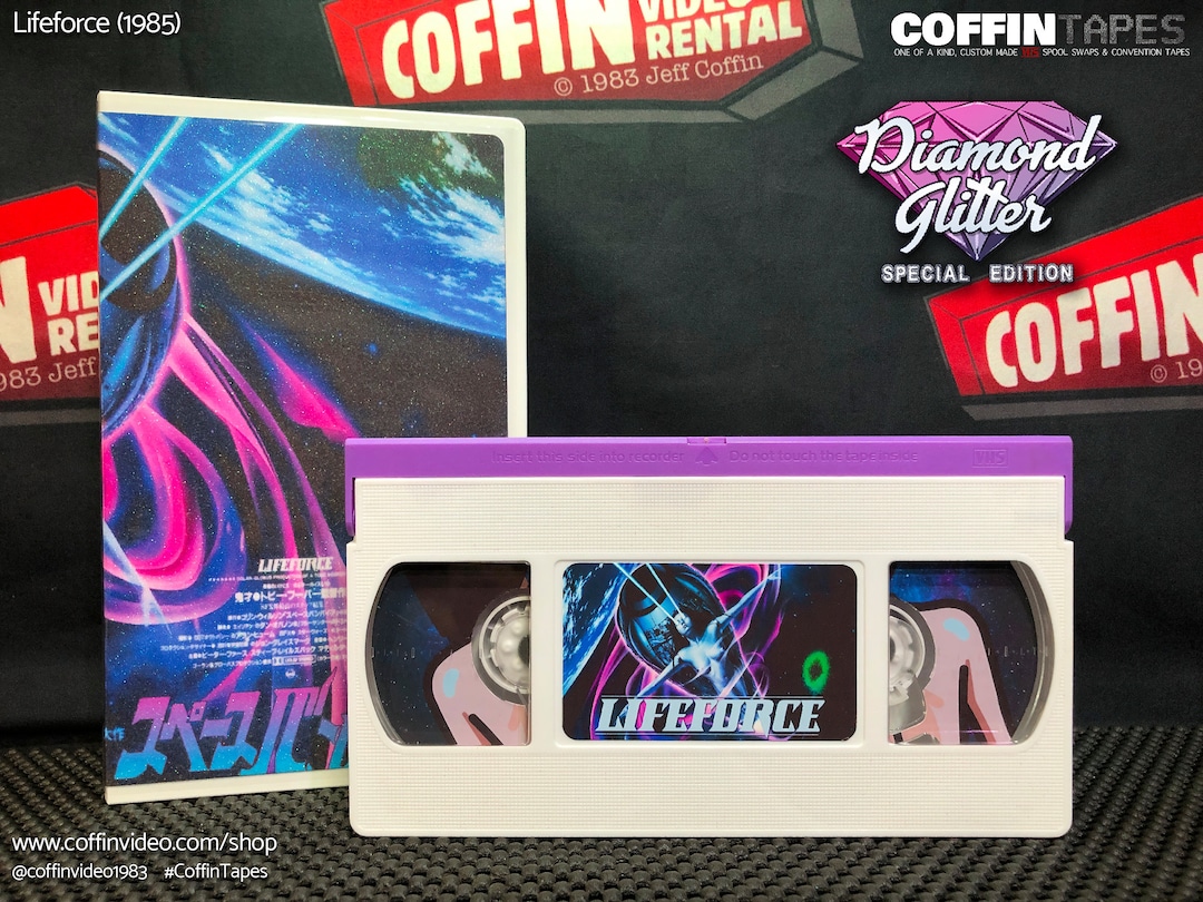 Lifeforce 1985 custom VHS Tape Coffin Video - Etsy