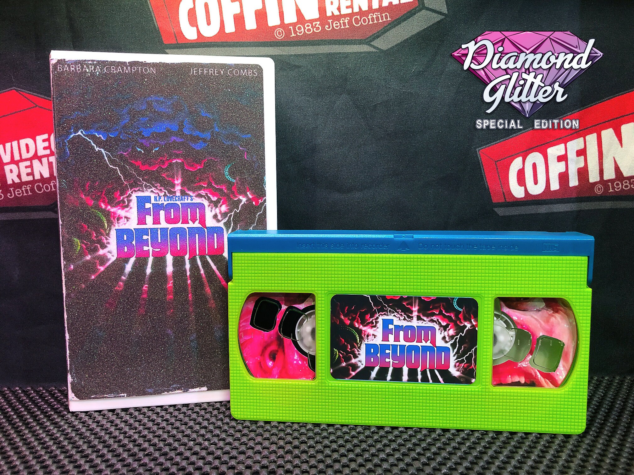 From Beyond 1986 custom VHS Tape Coffin Video Rentals - Etsy