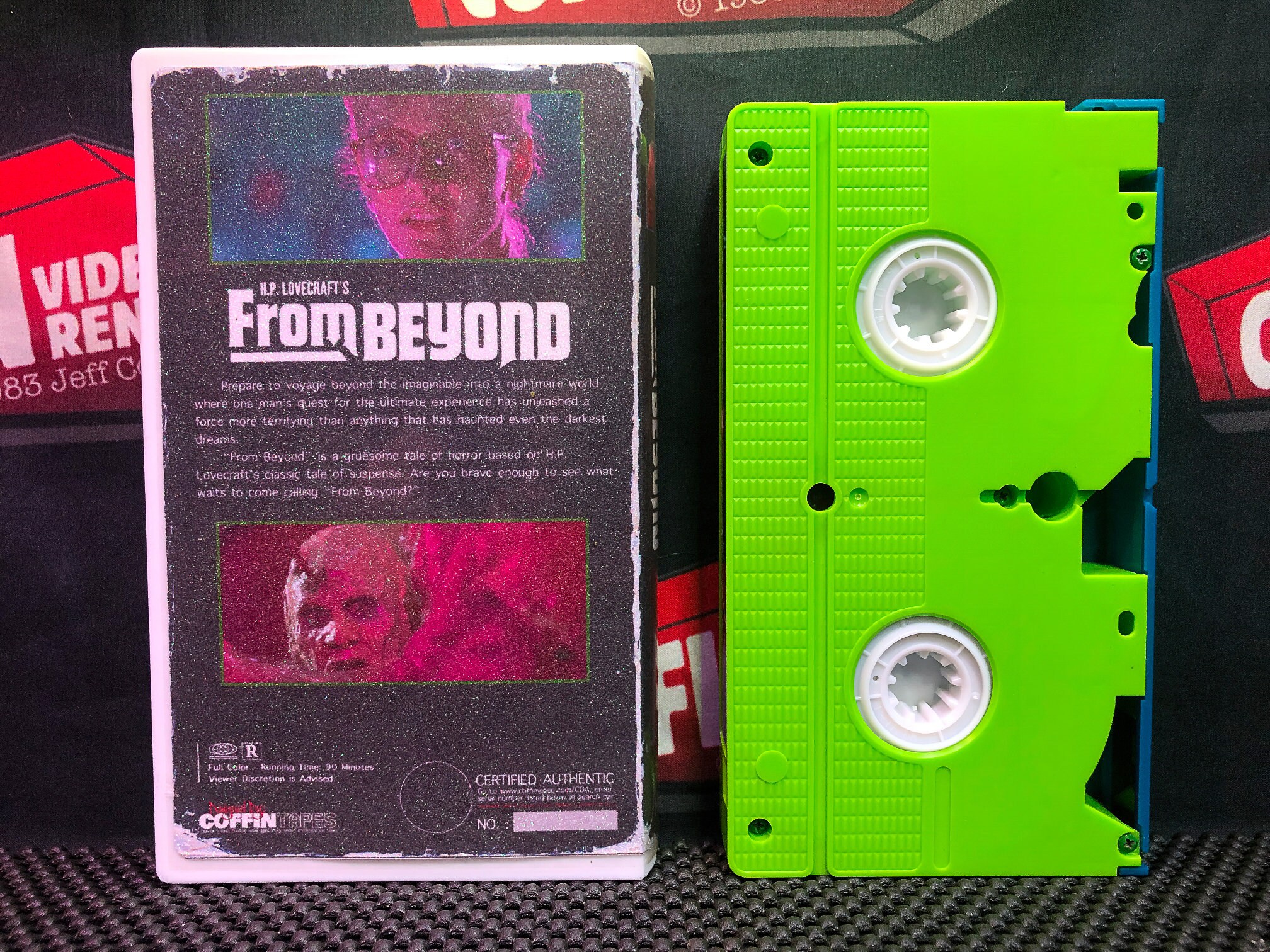 From Beyond 1986 custom VHS Tape Coffin Video - Etsy