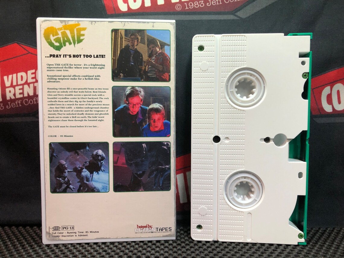 The Gate 1987 custom VHS Tape Coffin Video - Etsy