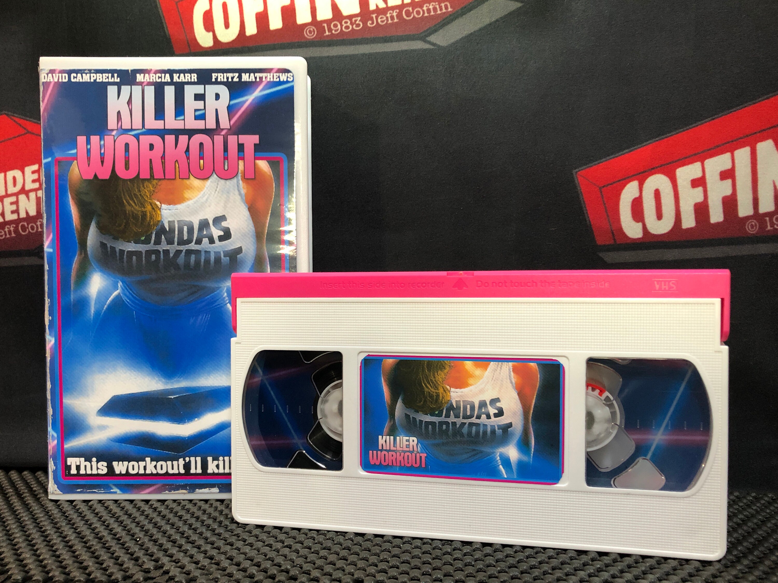 Killer Workout 1987 custom VHS Tape Coffin - Etsy