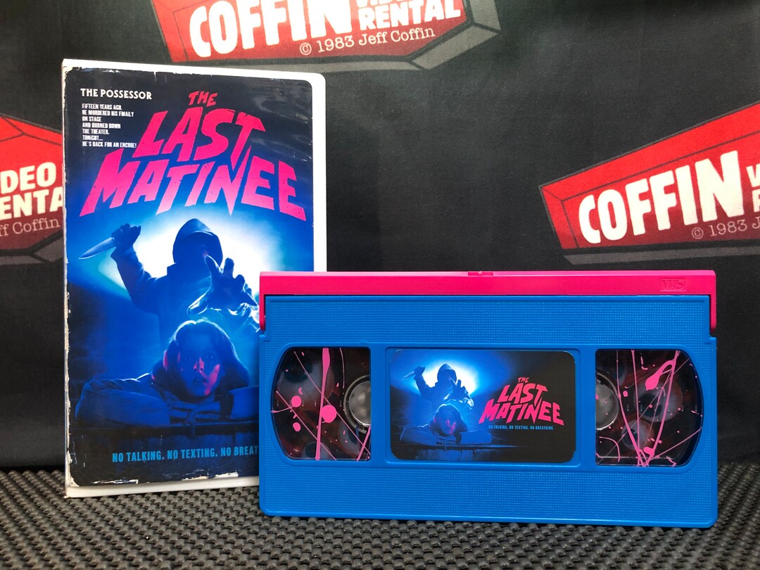 The Last Matinee 2020 custom VHS Tape Coffin Video Rentals - Etsy