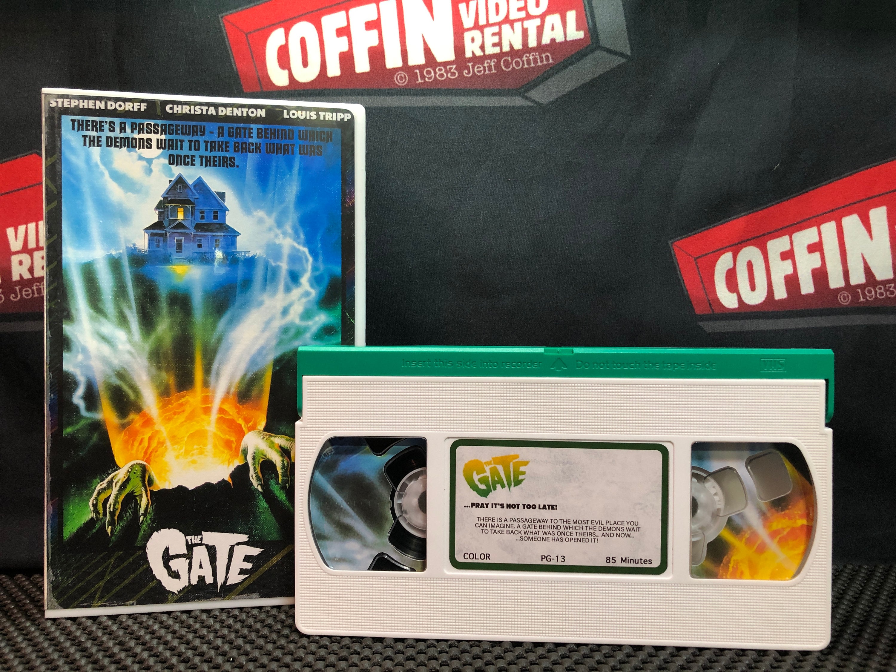 The Gate 1987 custom VHS Tape Coffin Video - Etsy