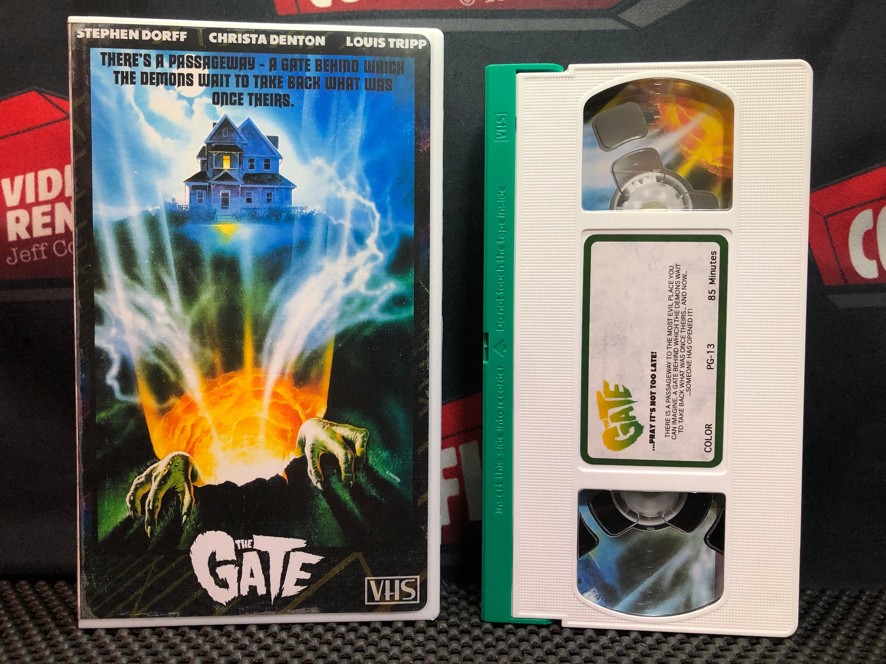 The Gate 1987 custom VHS Tape Coffin Video - Etsy
