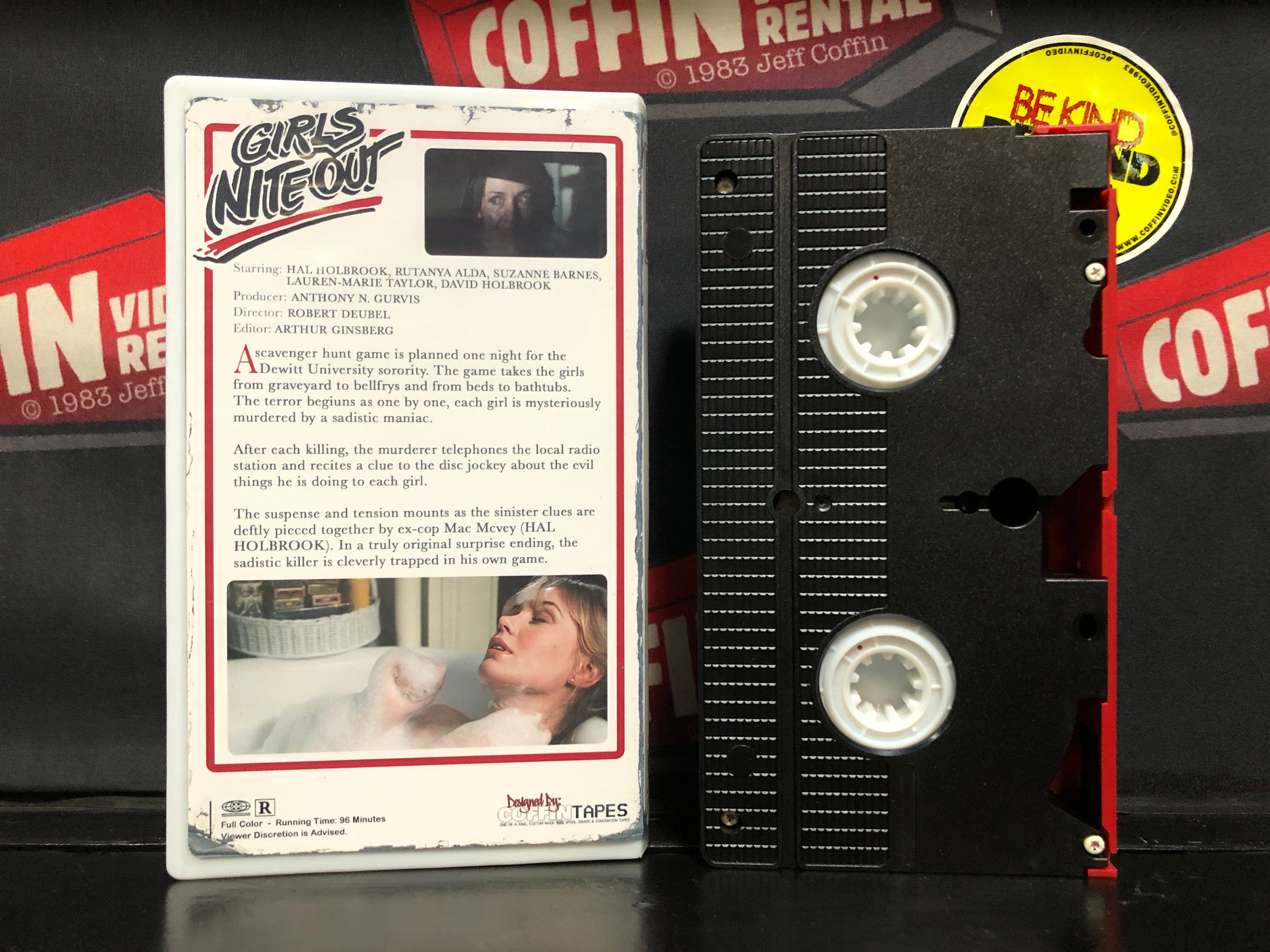 Girls Nite Out 1982 custom VHS Tape Coffin - Etsy