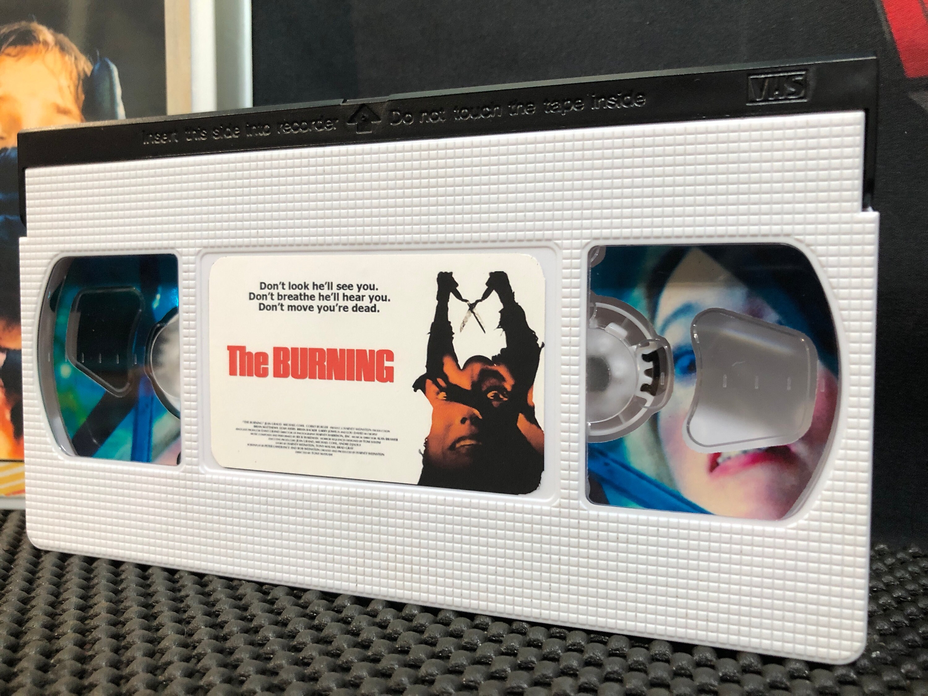 The Burning 1981 custom VHS Tape Coffin Video Rentals - Etsy