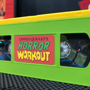Linnea Quigley's Horror Workout (1990) "custom VHS Tape" - Coffin Video ...