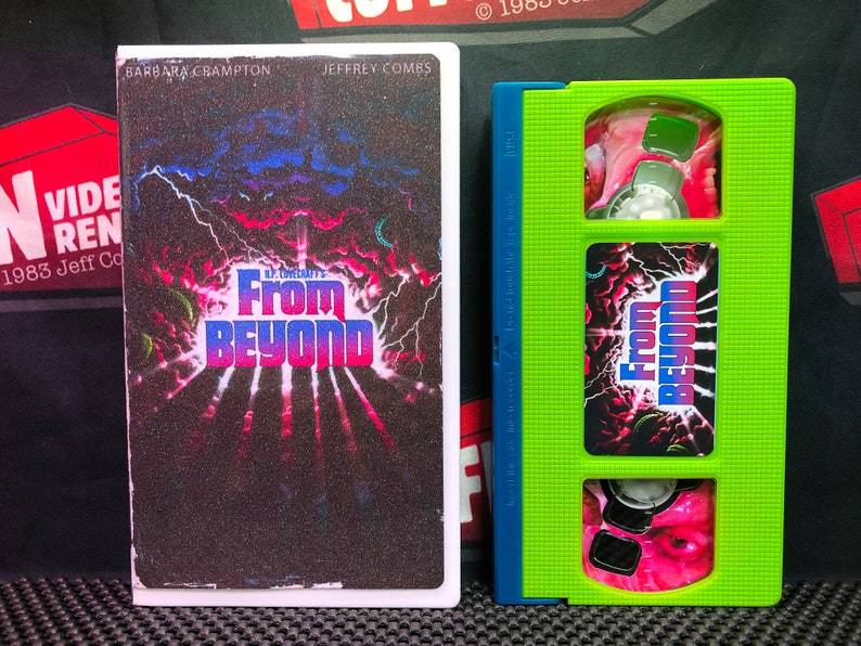 From Beyond 1986 custom VHS Tape Coffin Video - Etsy