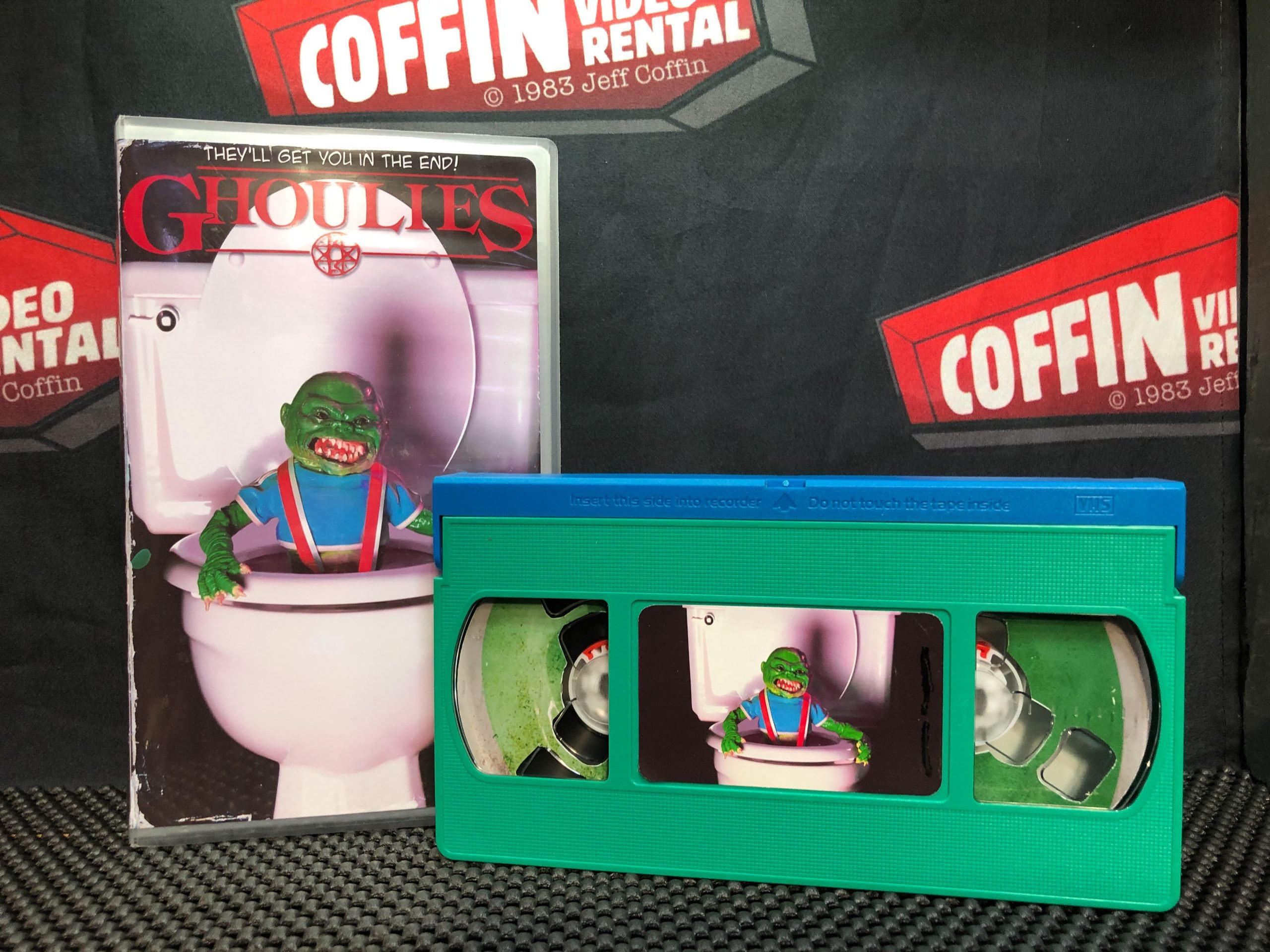 Ghoulies 1984 custom VHS Tape Coffin Video Rentals - Etsy
