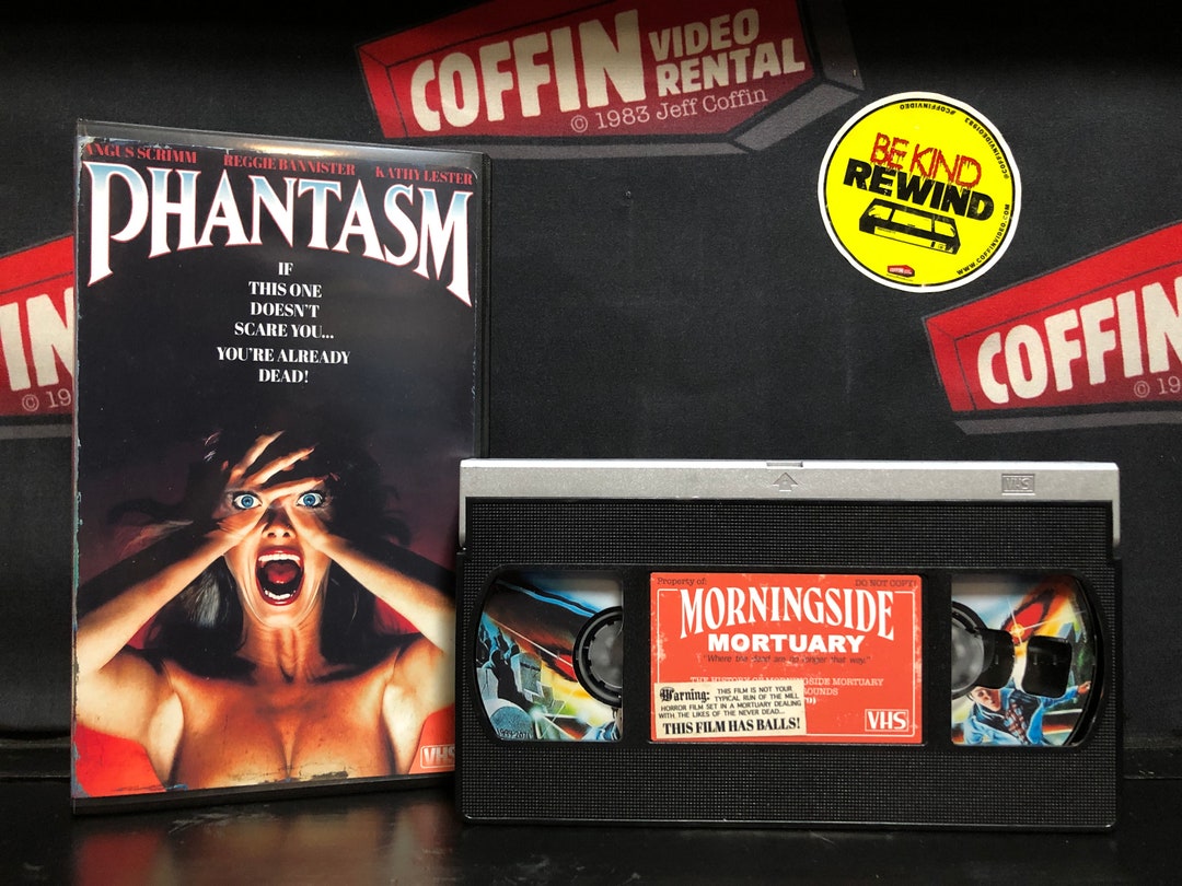 Phantasm 1979 custom VHS Tape Coffin Video Rentals - Etsy