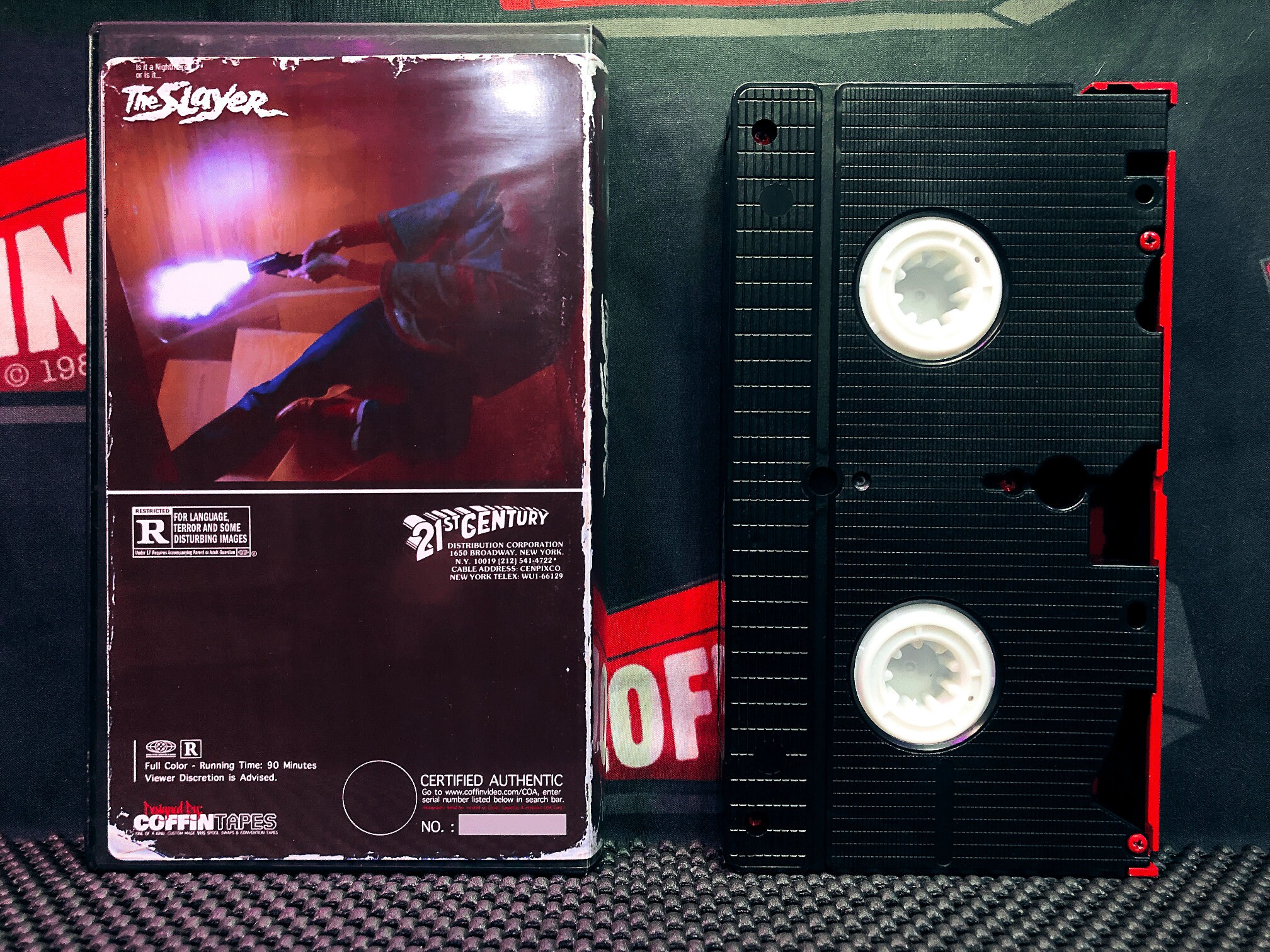 The Slayer 1982 custom VHS Tape Coffin Video - Etsy