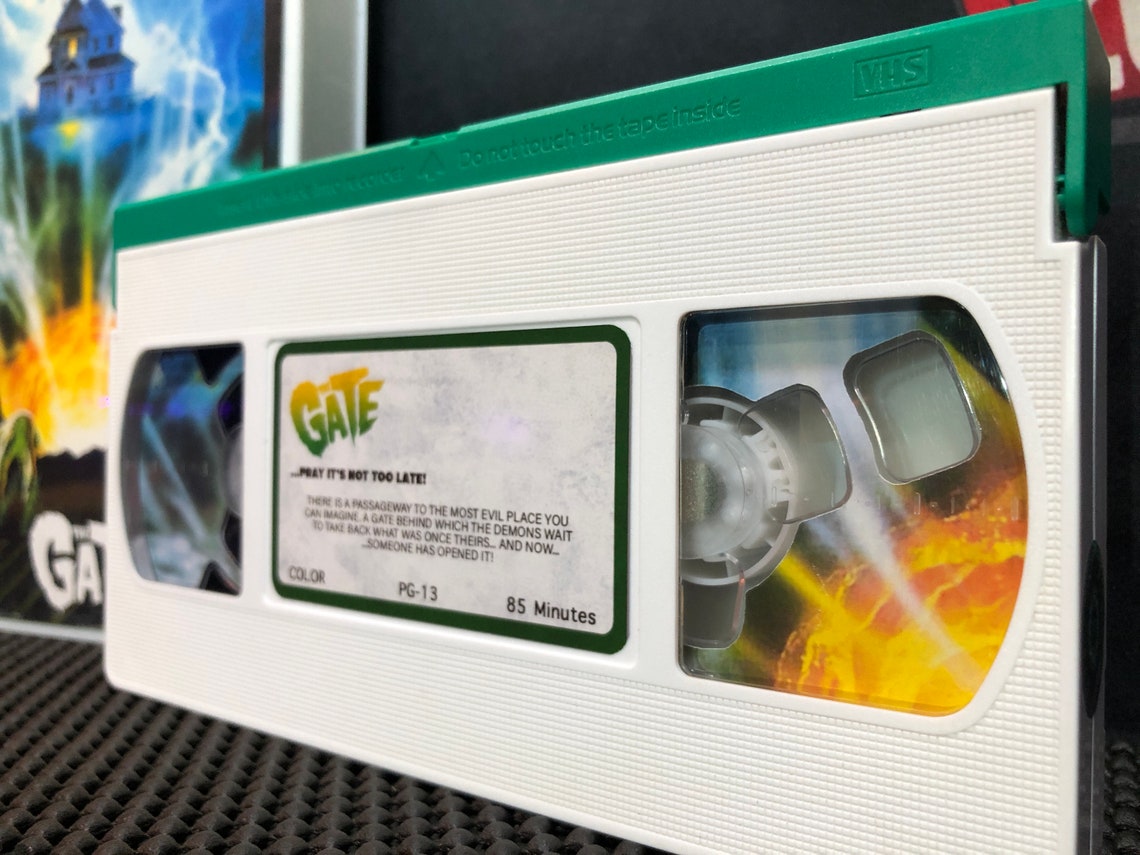 The Gate 1987 custom VHS Tape Coffin Video - Etsy