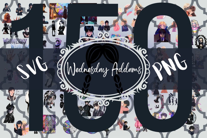 Wednesday Addams Bundle Png , TV Show Png, Nevermore Academy Png, Best ...