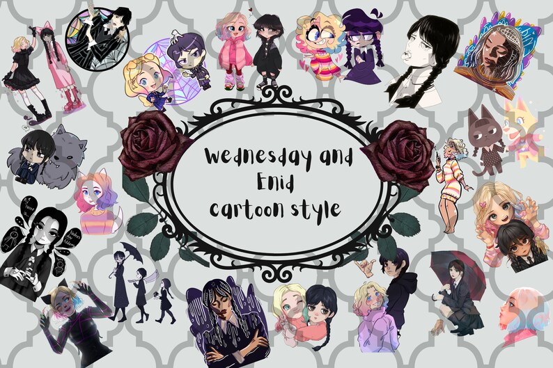 Wednesday Addams Bundle Png , TV Show Png, Nevermore Academy Png, Best ...