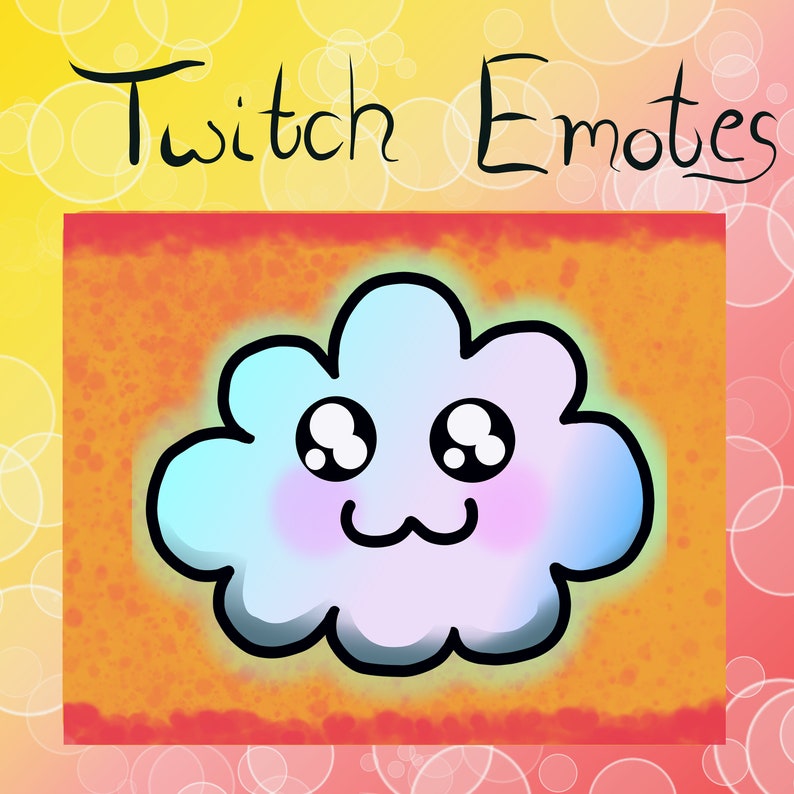 Emote CLOUD for Twitch 112x112 - Etsy UK