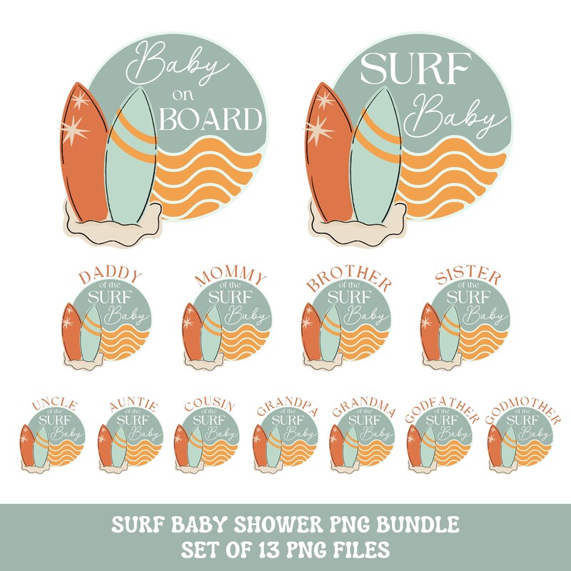 Surf Baby Shower - Etsy