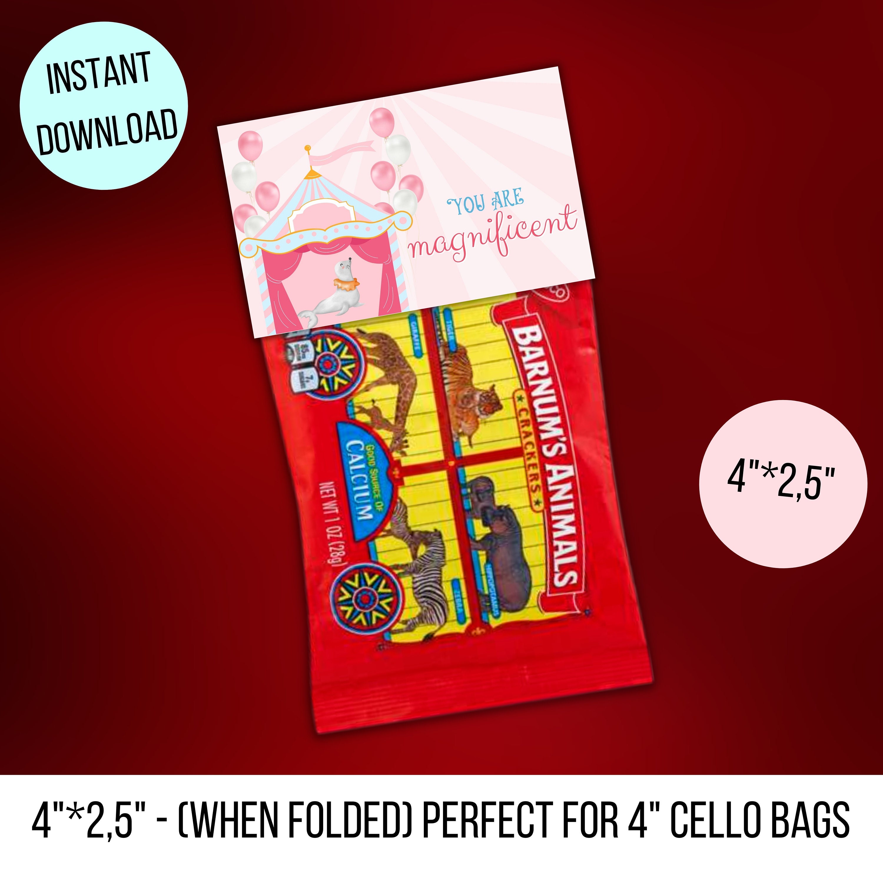 Printable Valentines Day Cards, Circus Valentines Day for School ...