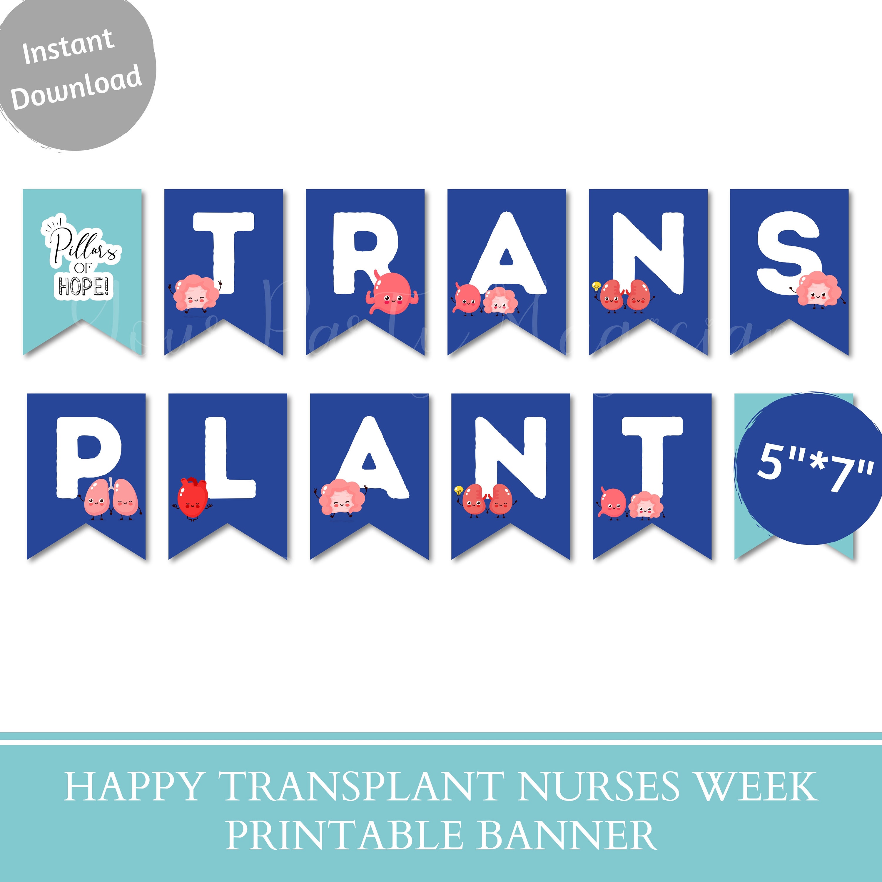 Printable Happy Transplant Nurses Week Banner 2024 Transplant Nurses ...