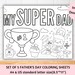 Printable Happy Father's Day Coloring Pages, Kids Coloring Activity ...