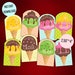 Printable Ice Cream Kids Valentines Day Cards for School, Icecream ...