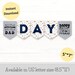 Printable Happy Father's Day Banner Garland Bunting Party Celebration ...