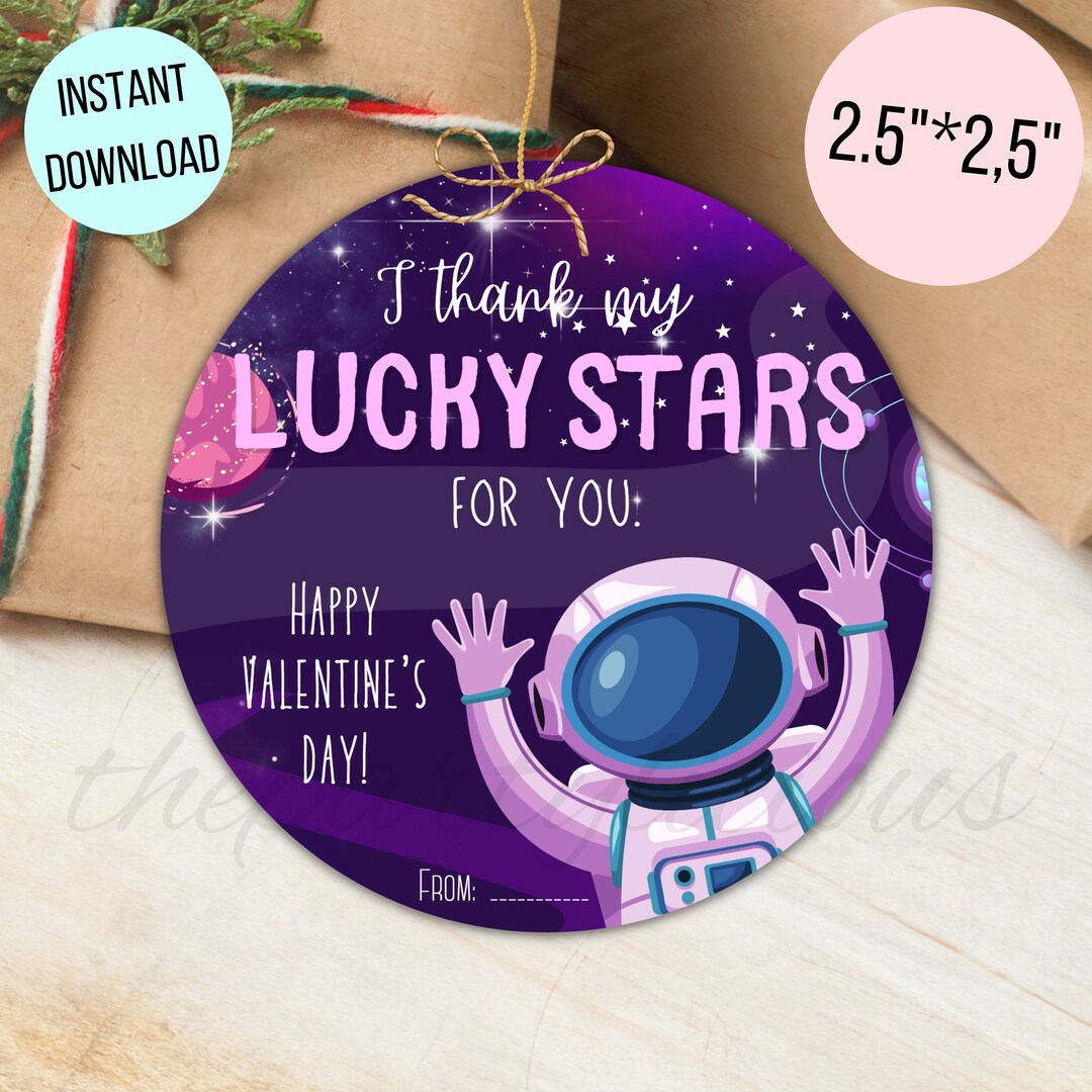 Printable Outer Space Valentine Tags Cards, Space Valentines Card ...
