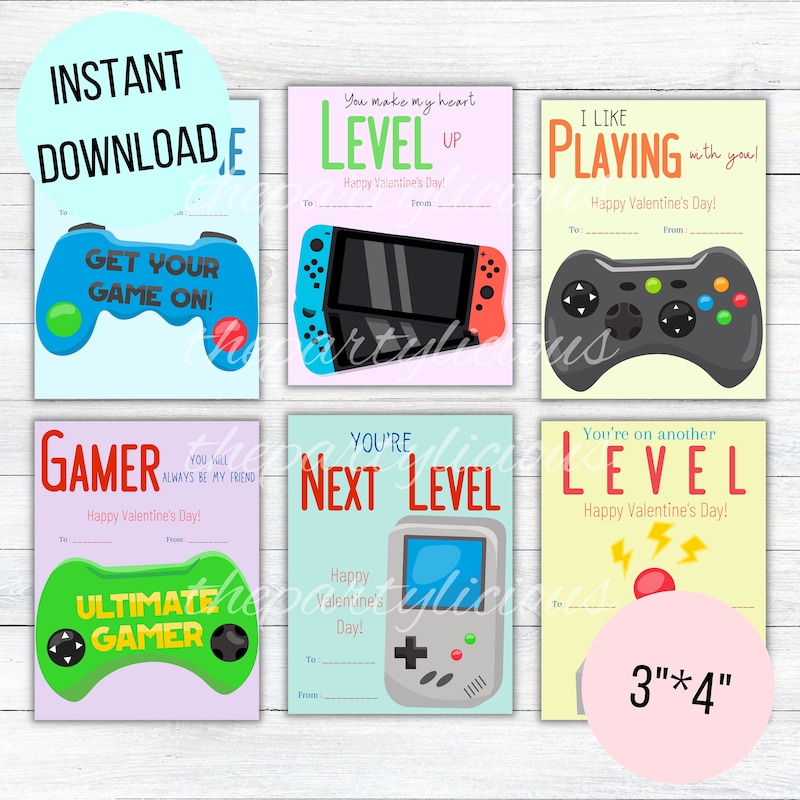 Video Game Card - Etsy