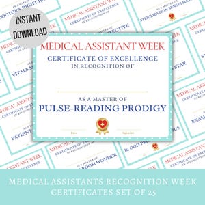 Printable Medical Assistant Appreciation Week Gifts , Medical Assistant ...