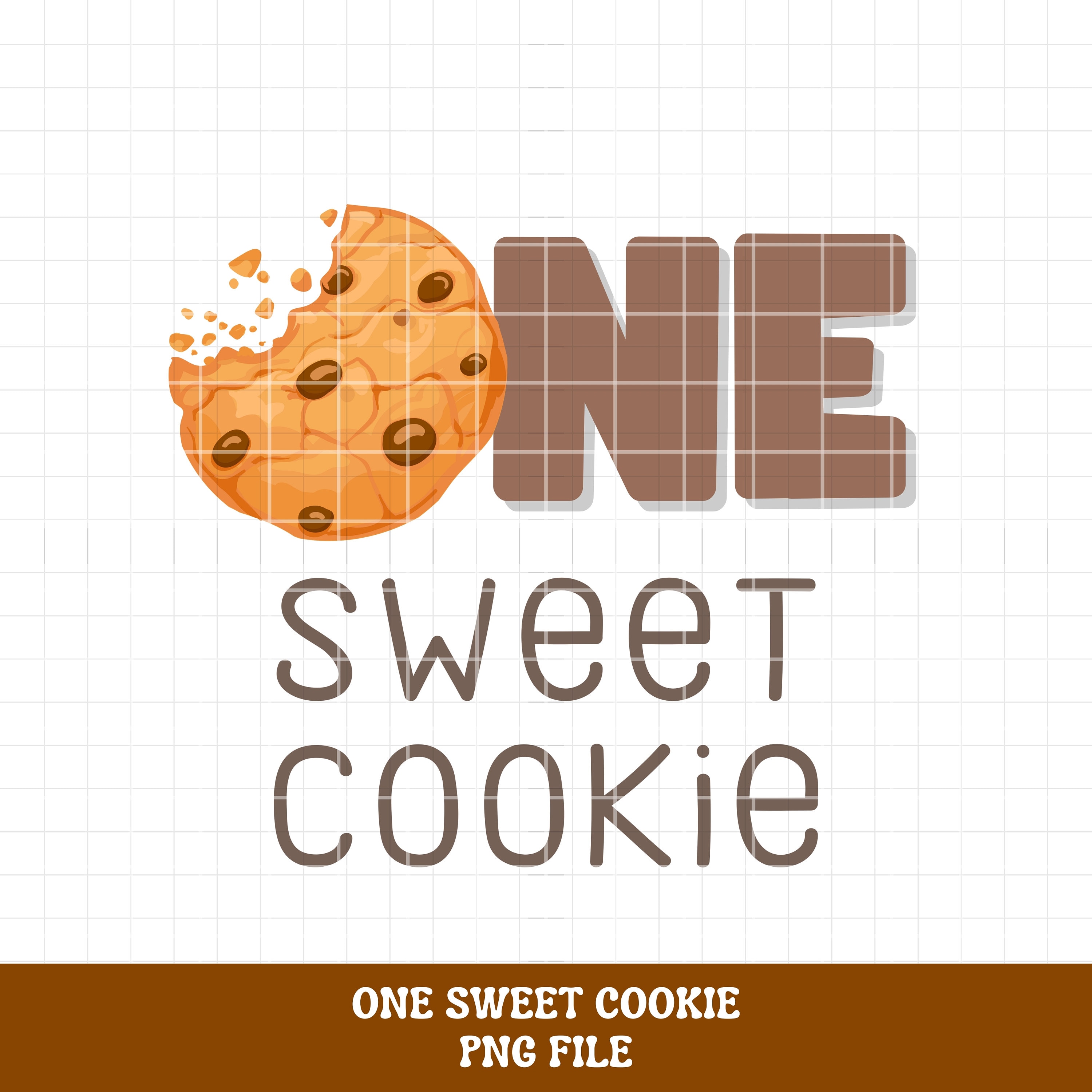 Cookies First Birthday Shirt PNG Sublimation, One Sweet Cookie 1st ...