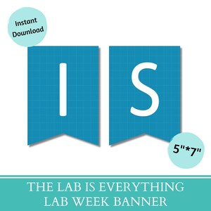 Printable Happy Lab Week Banner 2024 Lab Appreciation Week Banner ...