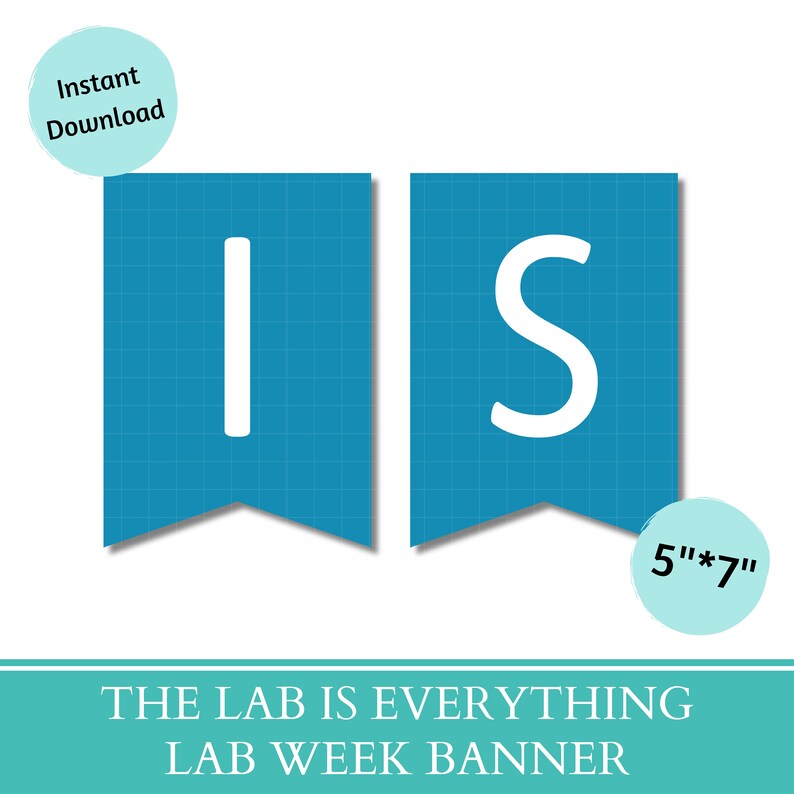Printable Happy Lab Week Banner 2024 Lab Appreciation Week Banner ...