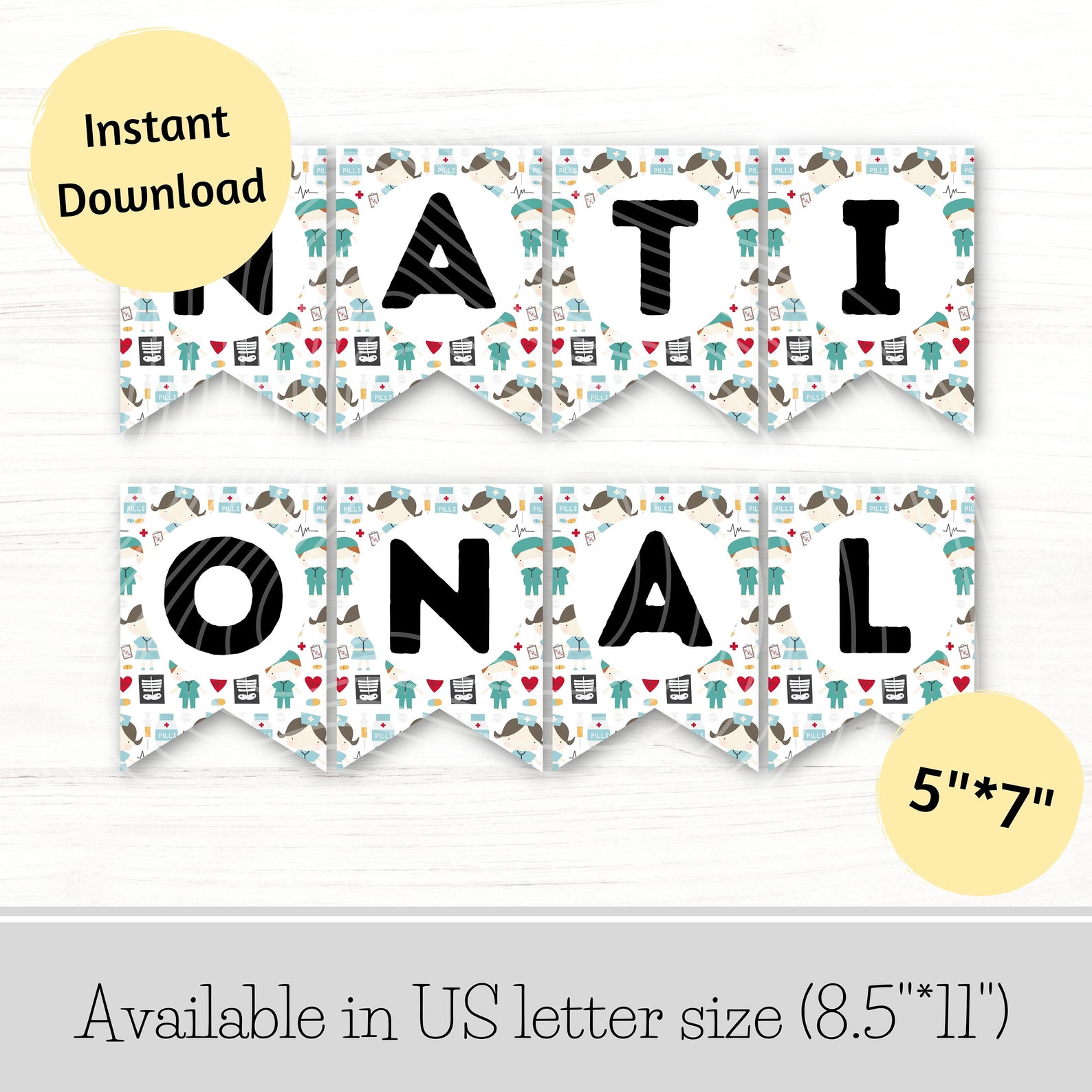 Printable National EMS Week Banner, Emergency Medical Services Week ...