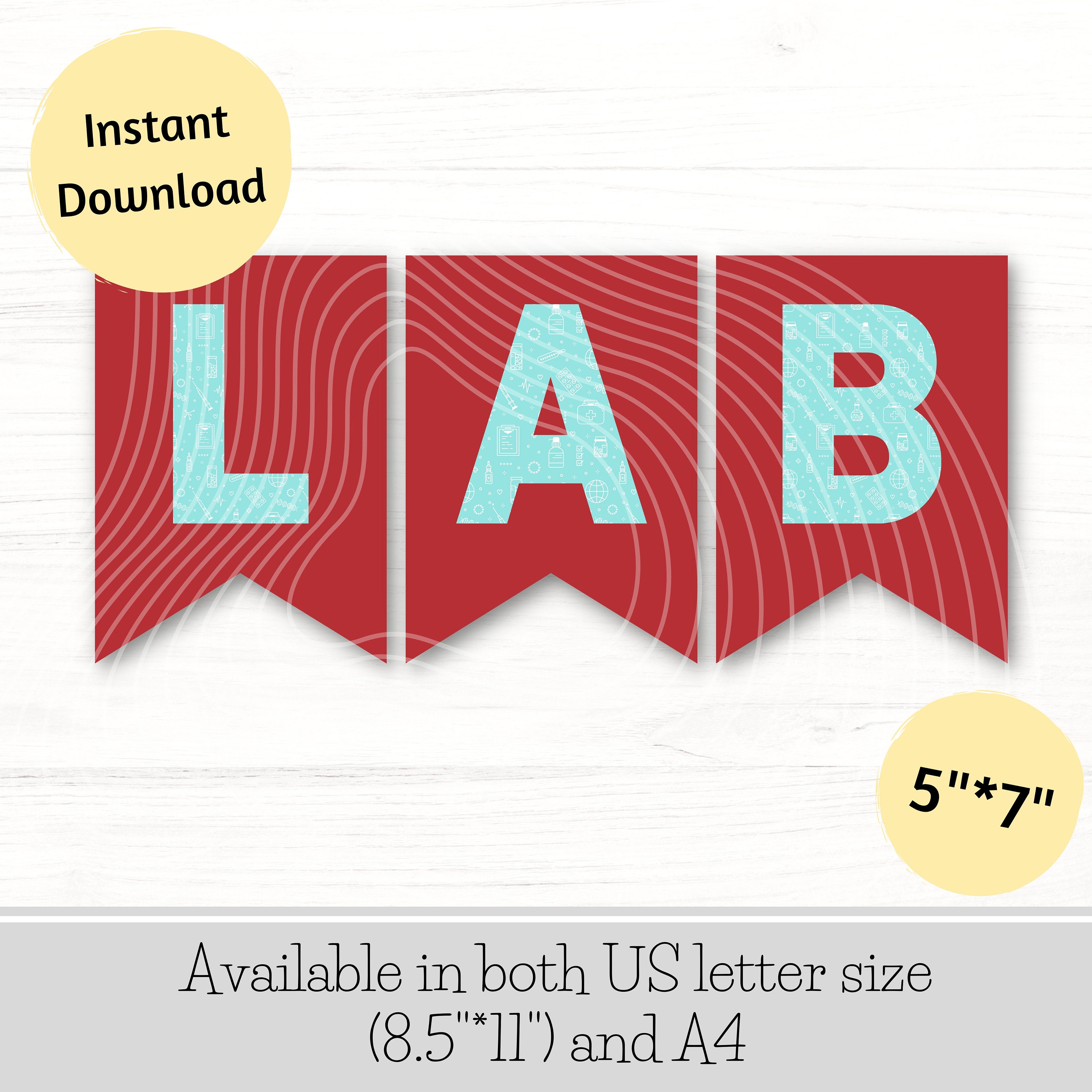 Printable Happy Lab Week Banner 2023 Lab Appreciation Week Banner ...