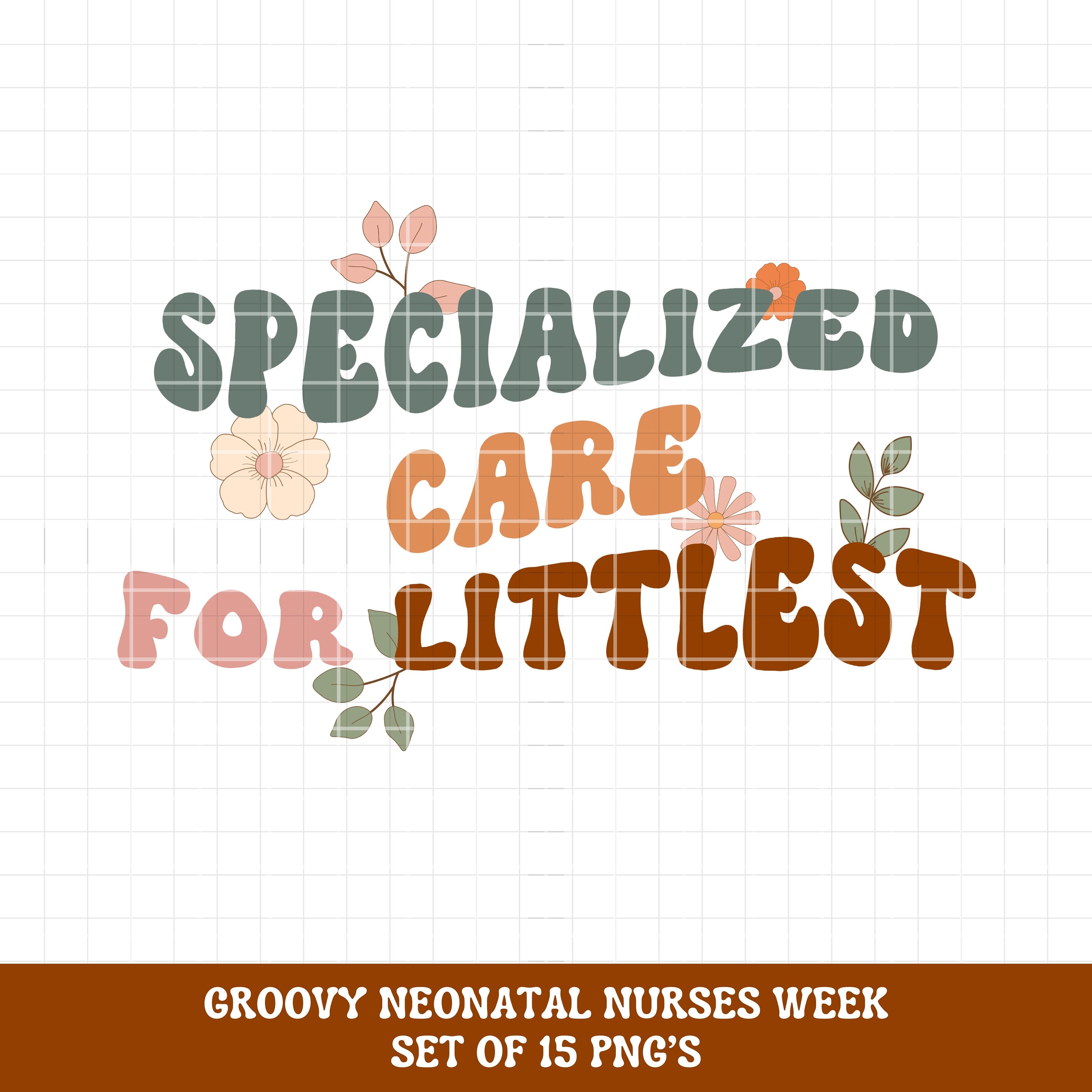 Neonatal Nurses Week Nicu PNG Bundle, NICU Appreciation Week Groovy Png ...