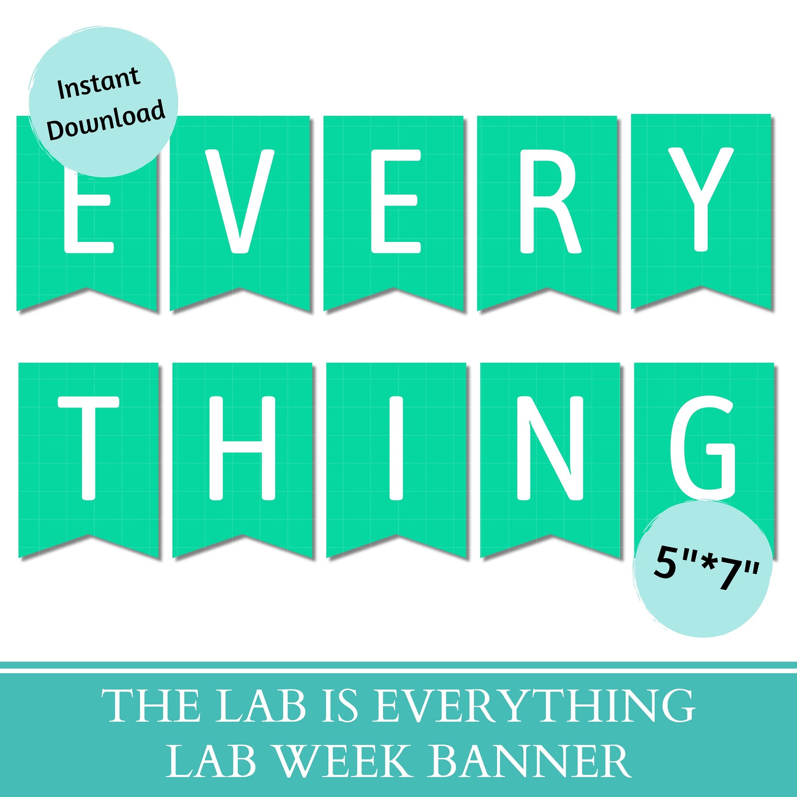 Printable Happy Lab Week Banner 2024 Lab Appreciation Week Banner ...