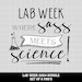 Printable Happy Lab Tech Week PNG Bundle, Medical Laboratory ...