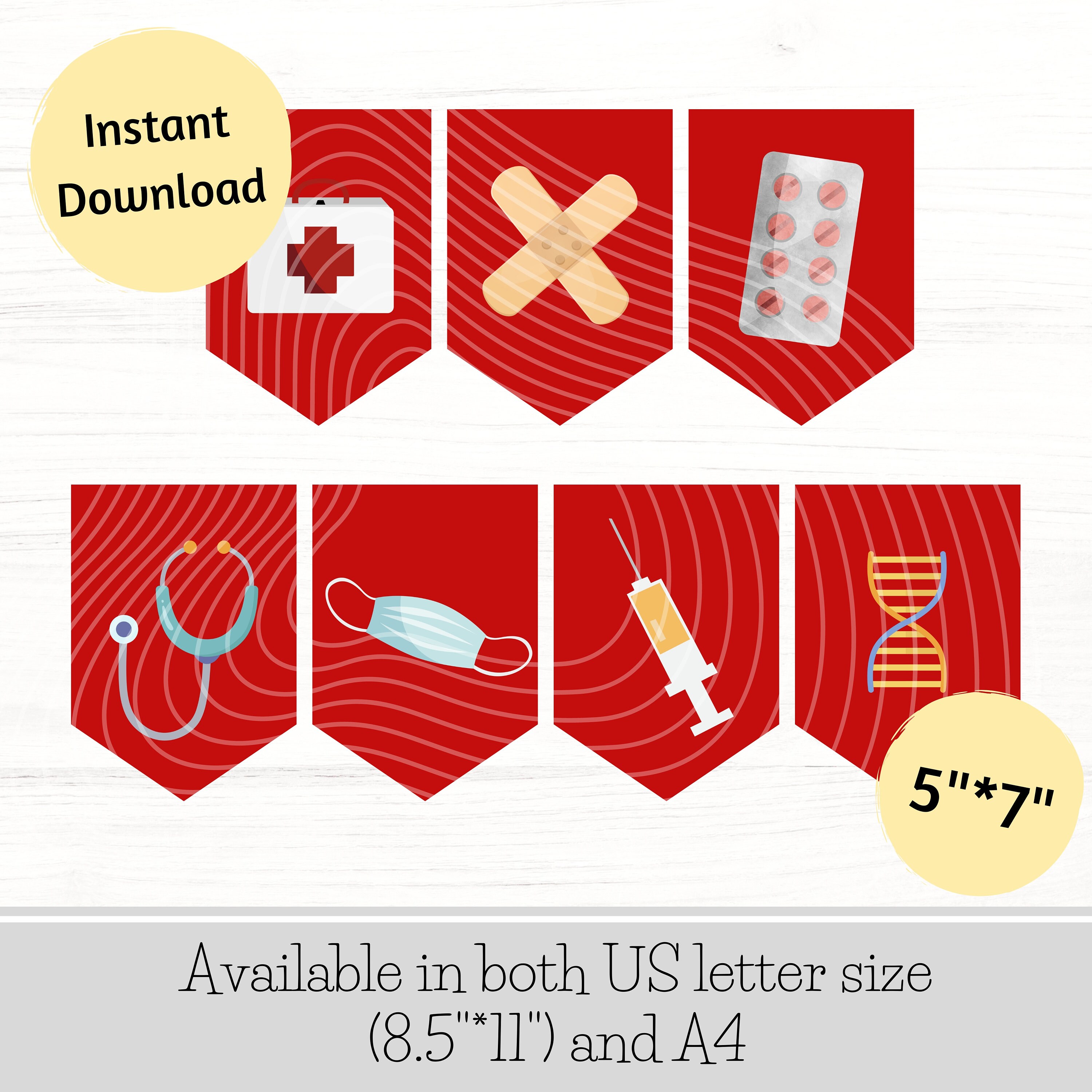 Printable Happy Doctors Day Banner, National Doctors Day Banner ...