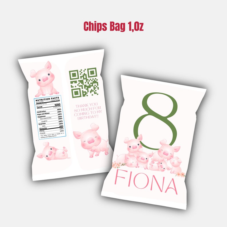 Printable Pig Birthday Invitation, Watercolor Farm Animals Pig Birthday ...