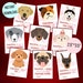 Printable Dog Kids Valentines Day Cards for School, Puppy Dog Valentine ...
