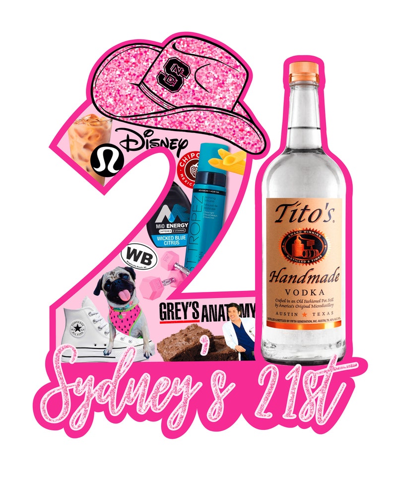 Custom 21st Birthday Sign - Etsy