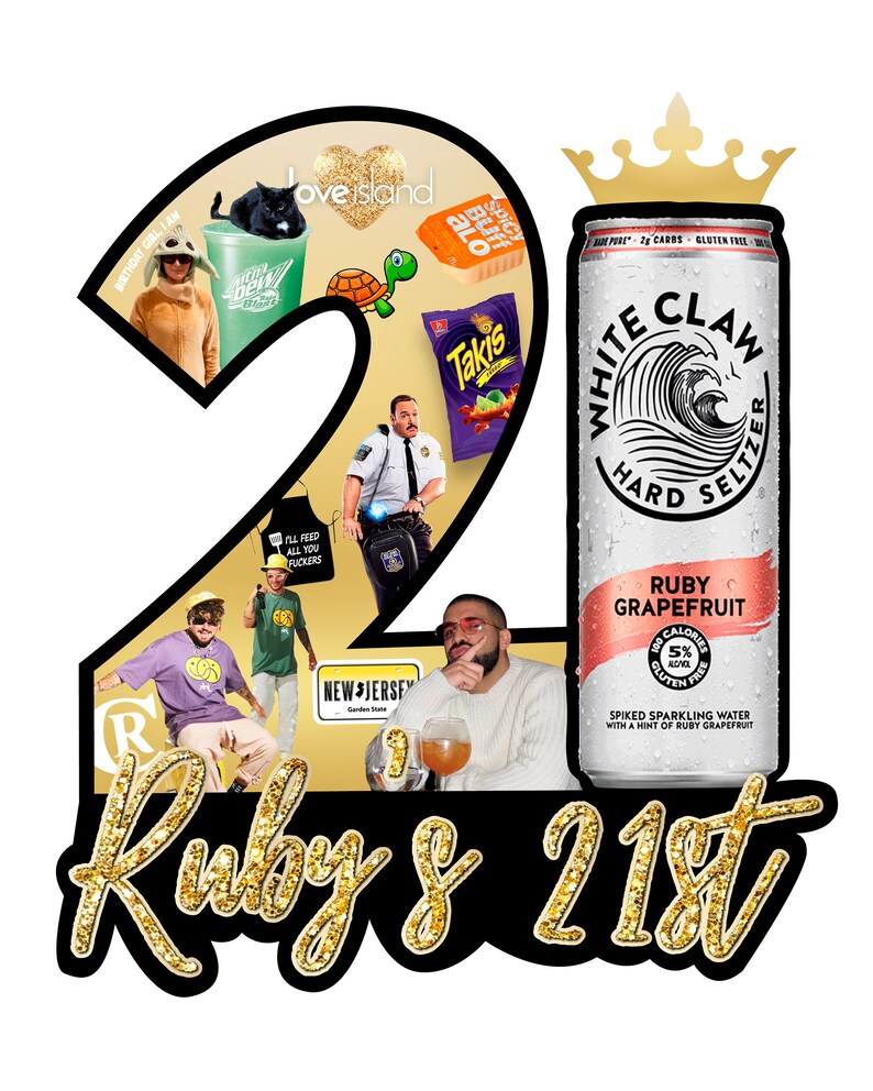 Custom 21st Birthday Sign - Etsy