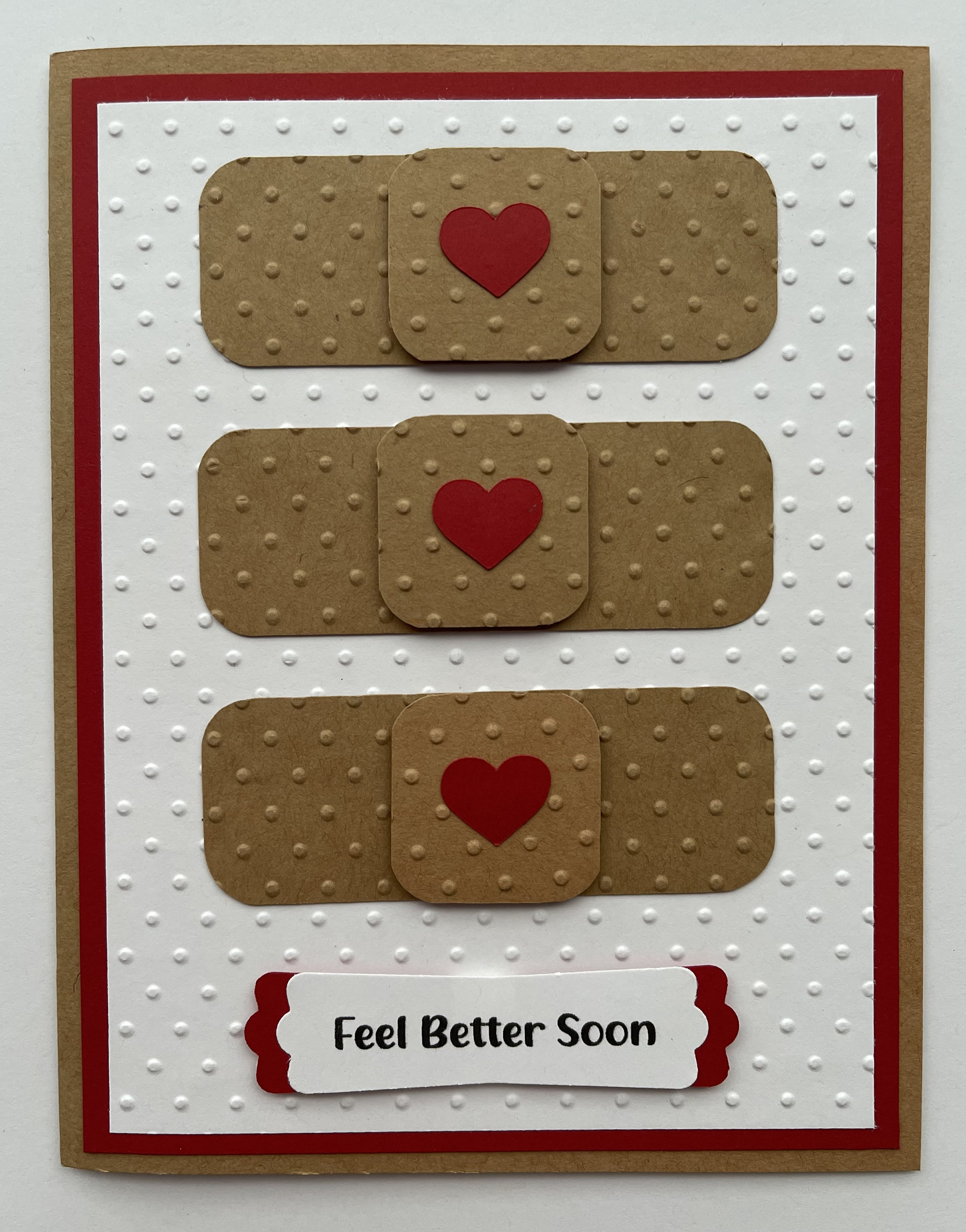 Get Well A2 Card, Band Aid, Feel Better Soon, Handmade - Etsy
