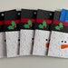 Set of 5 "snowman" Gift Card Holders, Christmas, Handmade - Etsy