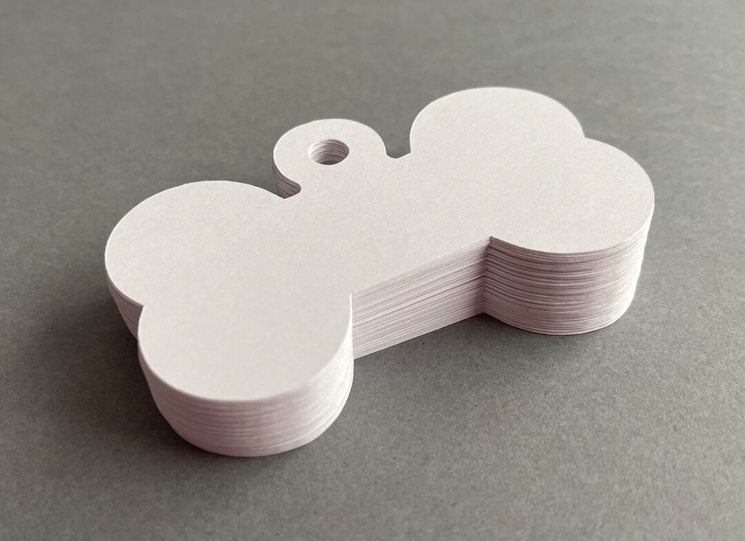 Set of 50 Dog Bone Tags, Card Making, Scrapbooking, Handmade - Etsy