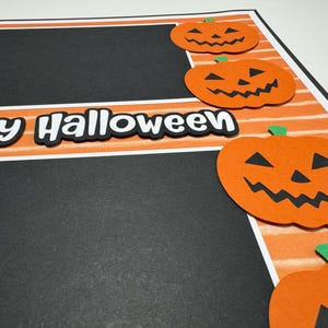 Premade "halloween" 12"x12" Scrapbook Page, Trick or Treat, Handmade ...