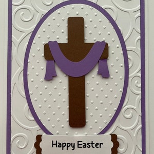 Easter "cross" A2 Card, Jesus, God, Cross, Religious, Handmade - Etsy