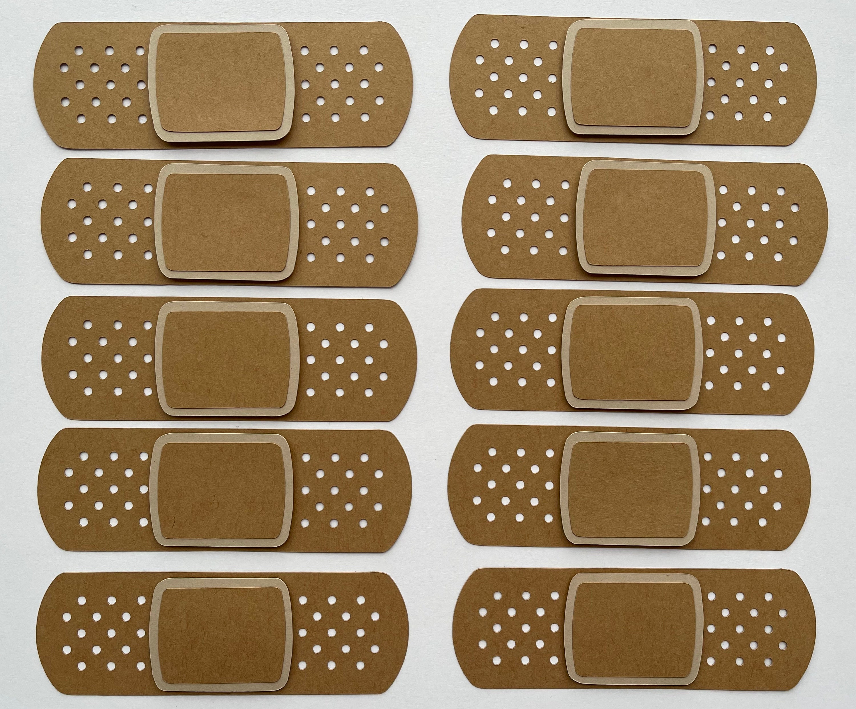 Band Aid Diecuts Set of 10, Ouch, Get Well, Feel Better, Handmade - Etsy