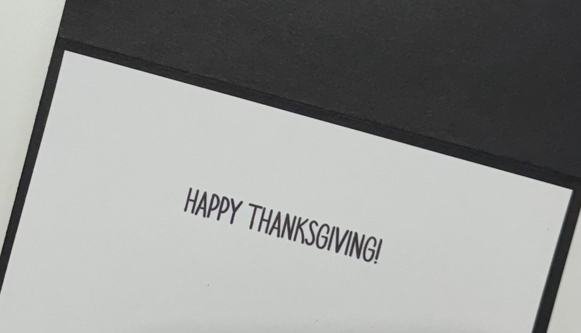 DIY Set of 10 Thanksgiving Card Kit, Grateful Greetings, 1 Sample ...