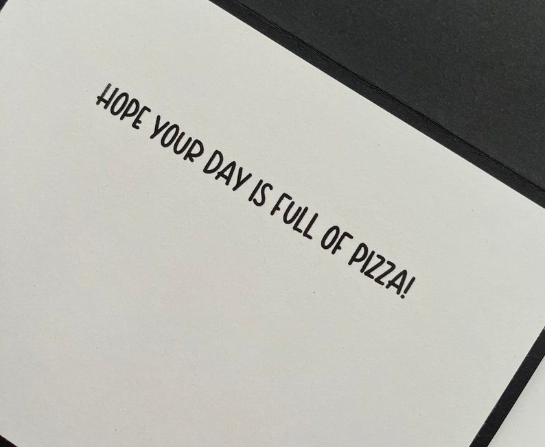 Pizza Birthday A2 Card, Happy Birthday, Pizza Party - Etsy